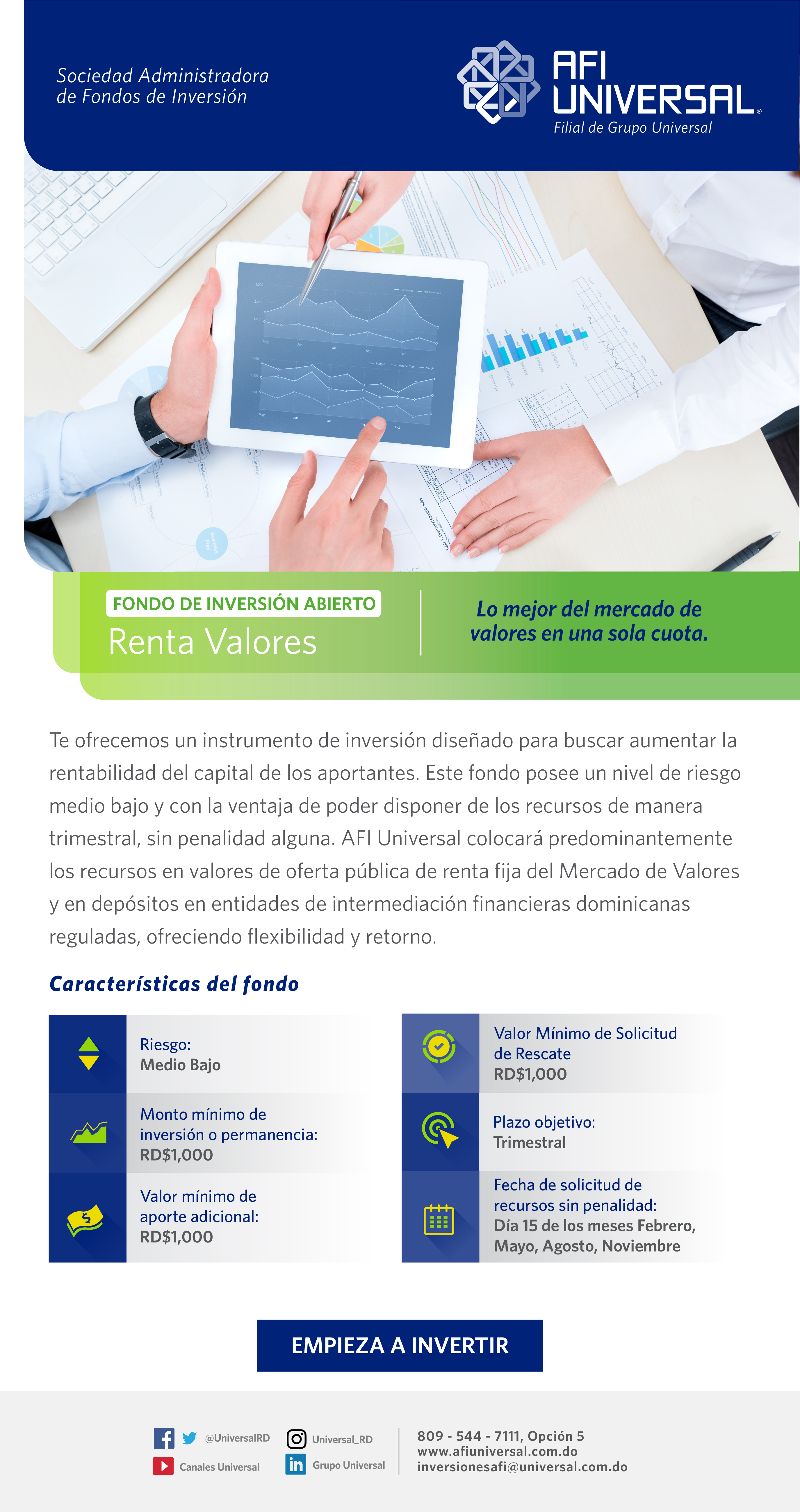 Repositorio Productos AFI Universal